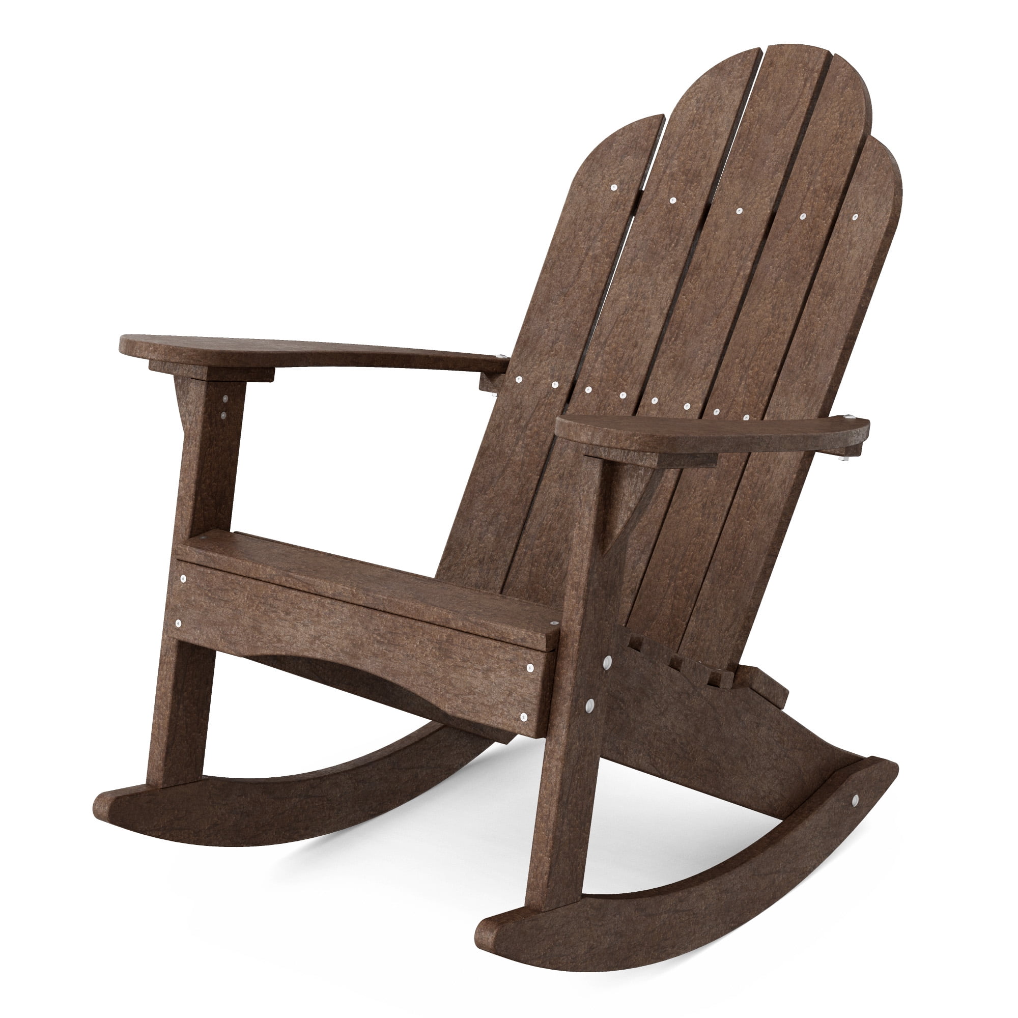 Wildridge Classic Adirondack Rocking Chair, Tudor Brown - Outdoor ...