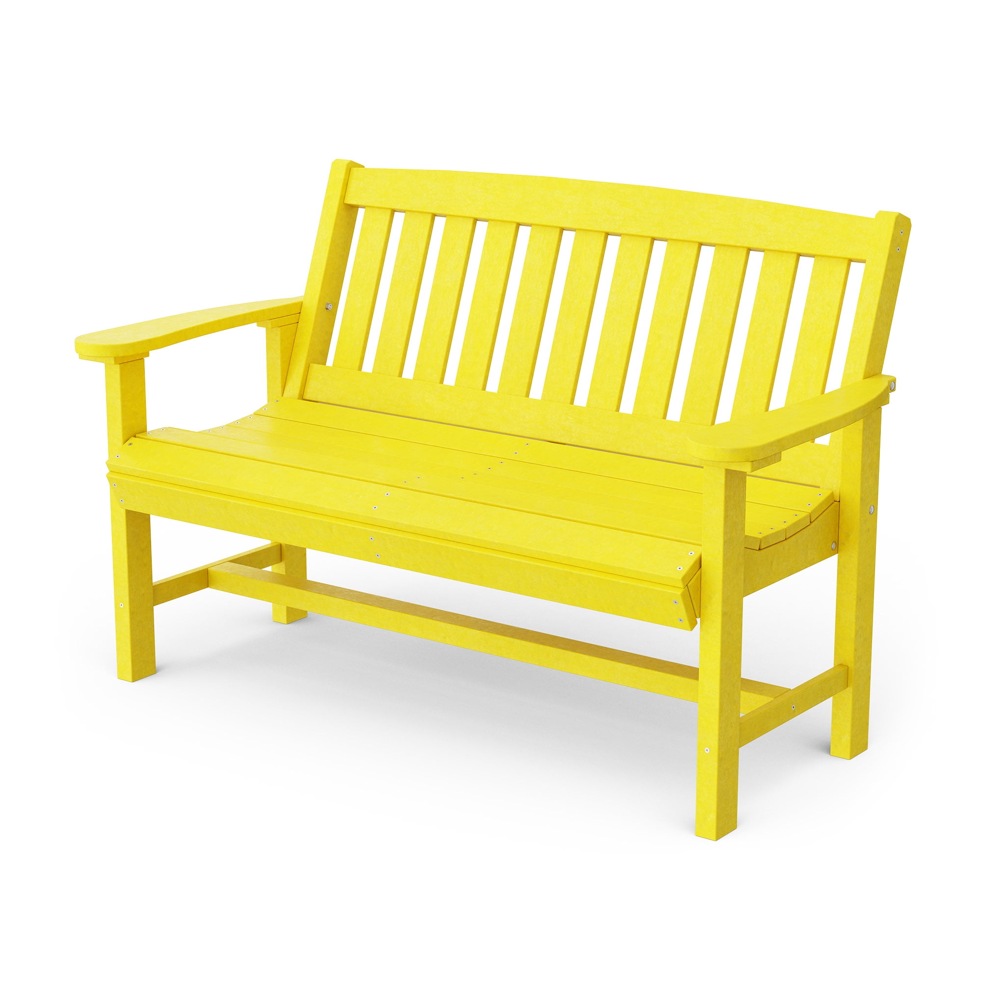 Wildridge Classic Mission Bench, Lemon Yellow - Outdoor Weather ...