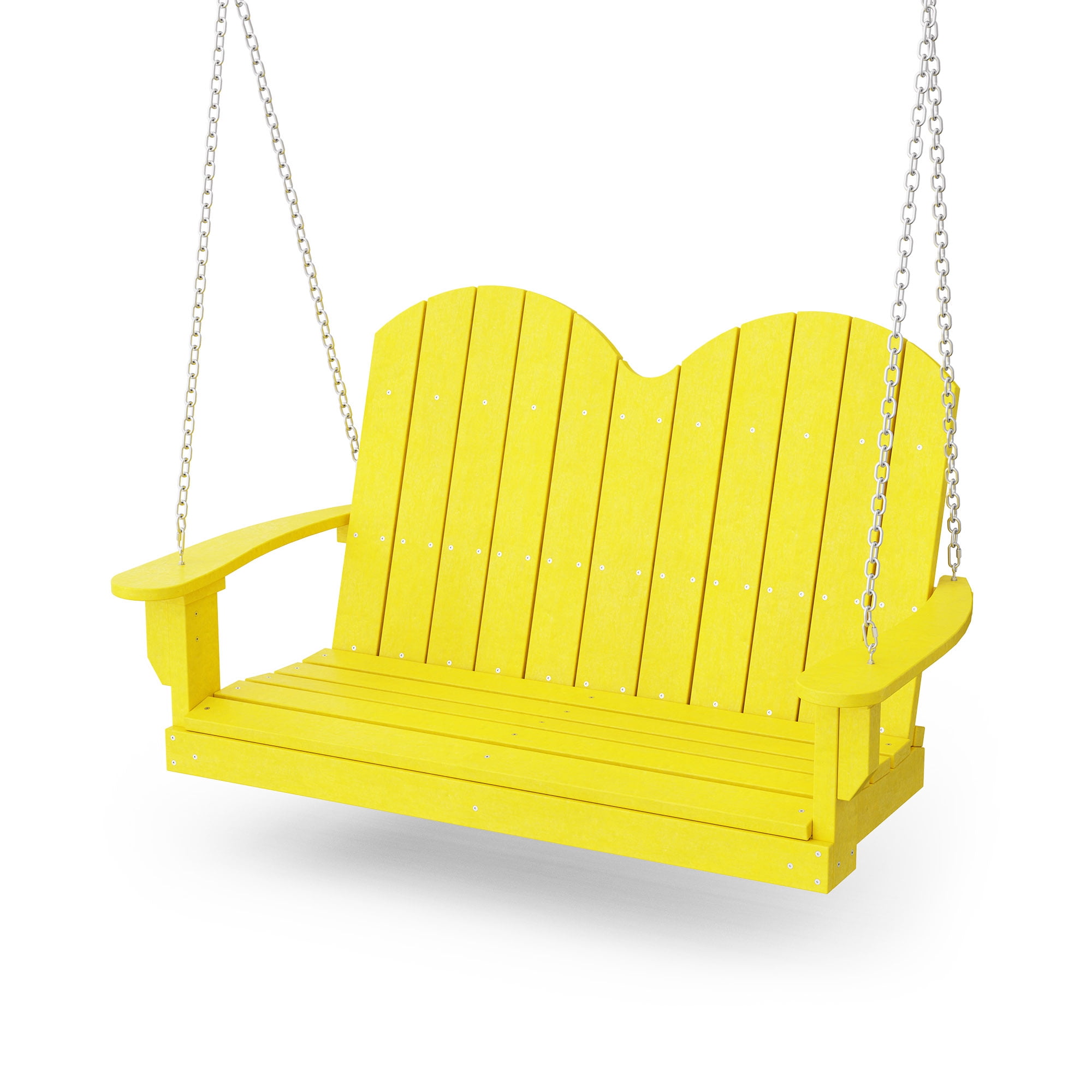 Wildridge Classic Savannah Porch Swing, Lemon Yellow - Outdoor Weather ...