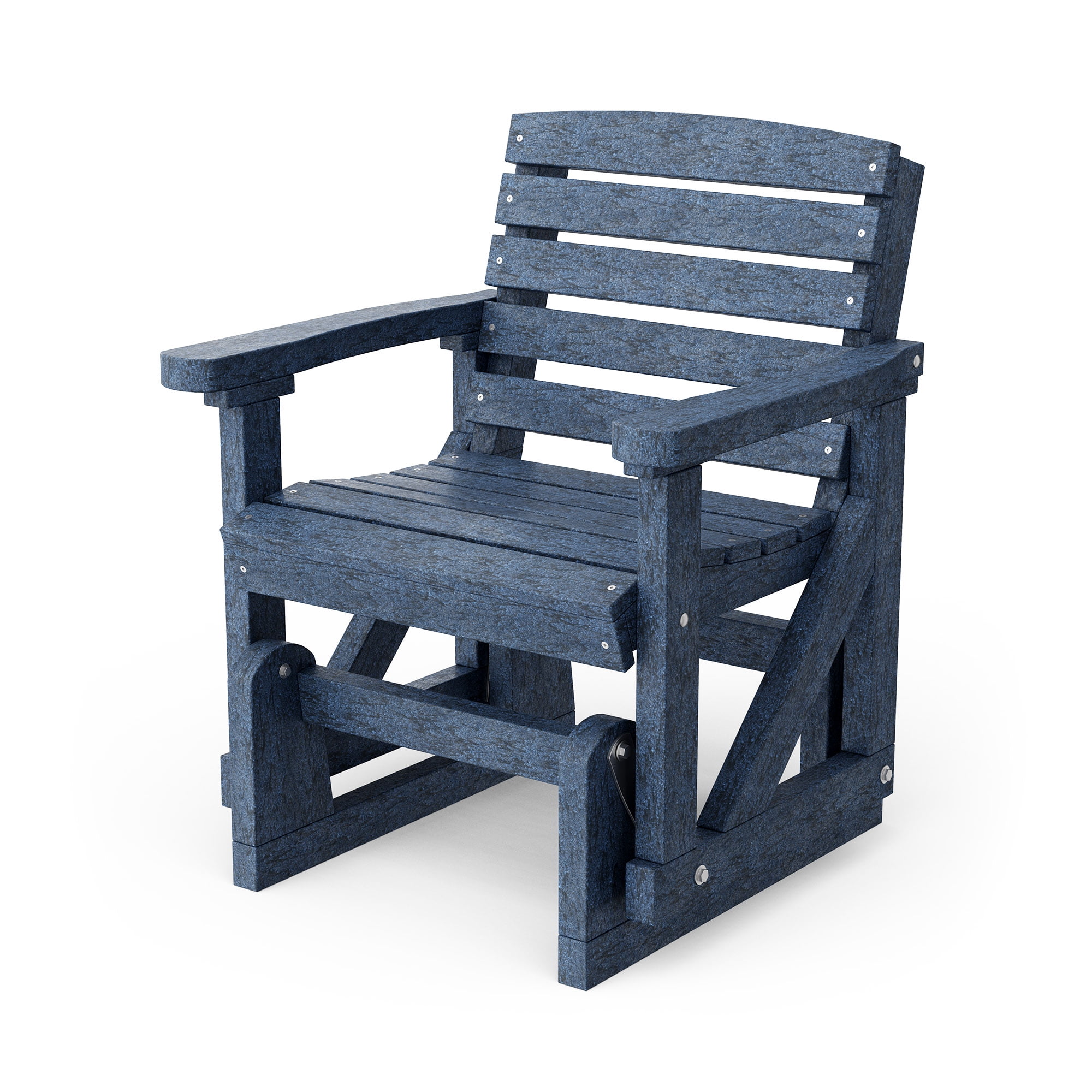 Wildridge Classic Single Glider, Patriot Blue - Outdoor Weather ...