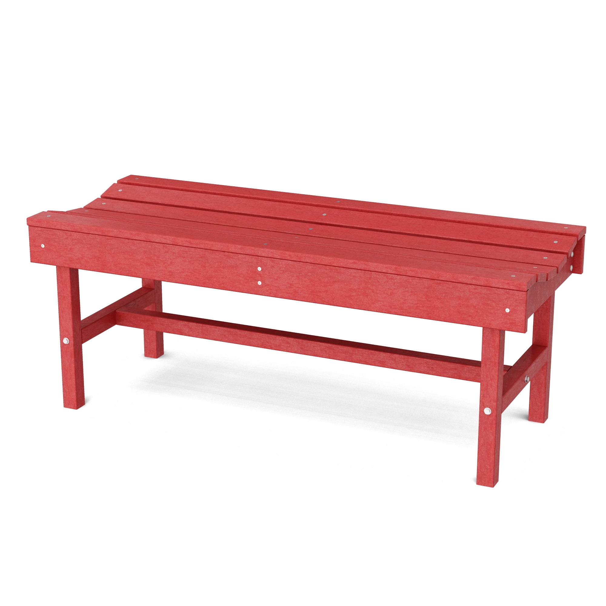 Wildridge Classic Vineyard Bench, Cardinal Red - Outdoor Weather ...