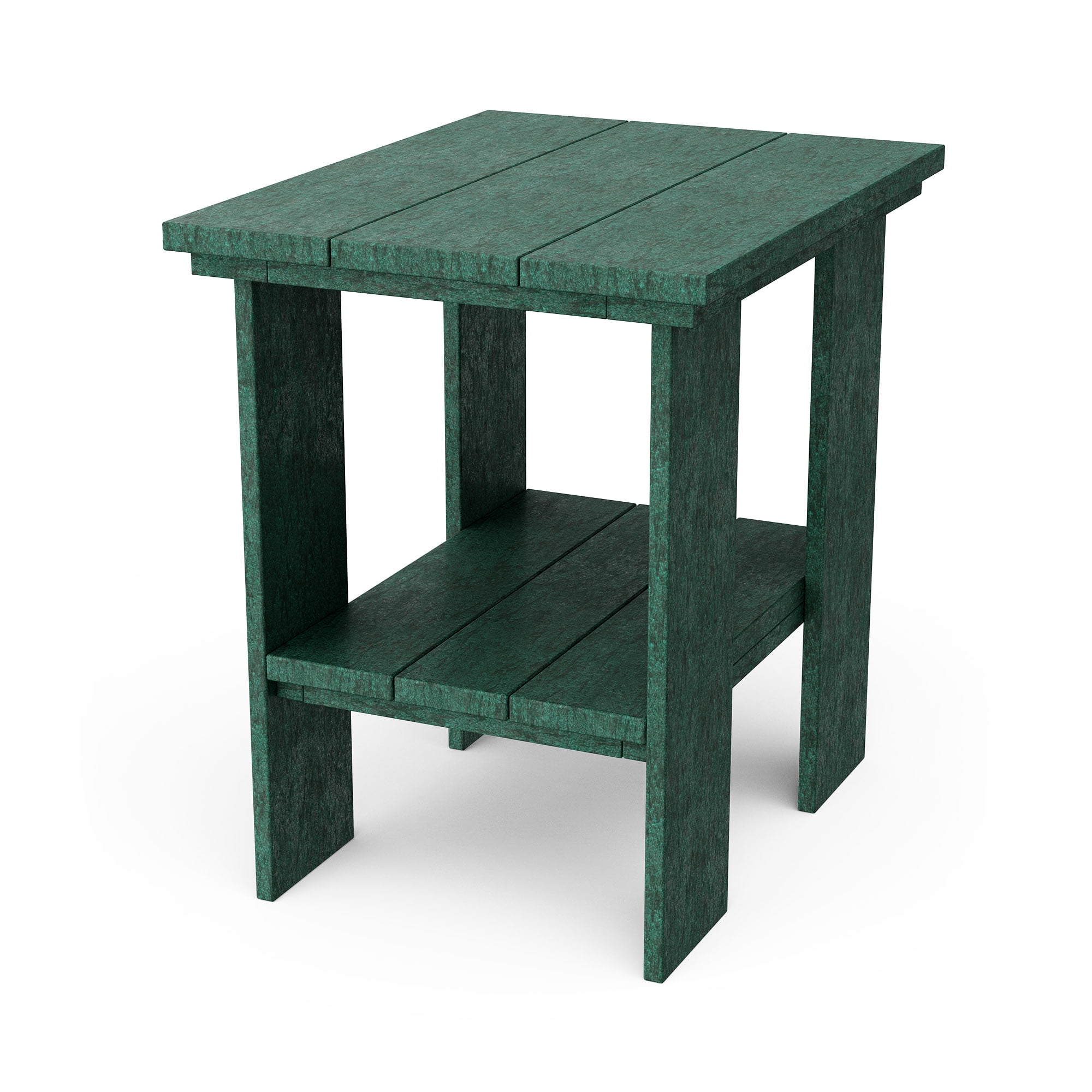 Wildridge Contemporary Side Table, Turf Green - Outdoor Weather ...