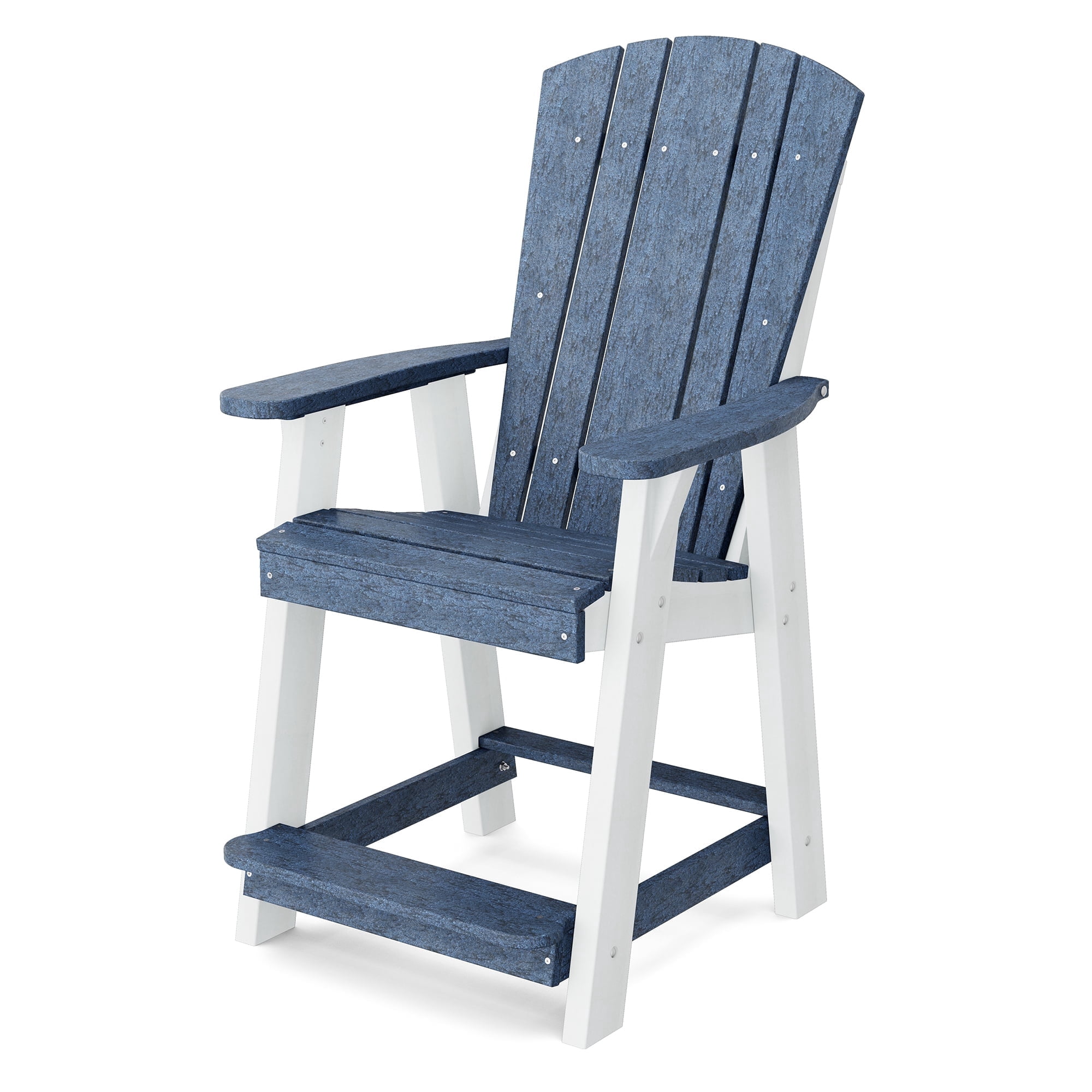 Wildridge Heritage Balcony Counter Chair, Patriot Blue and White ...
