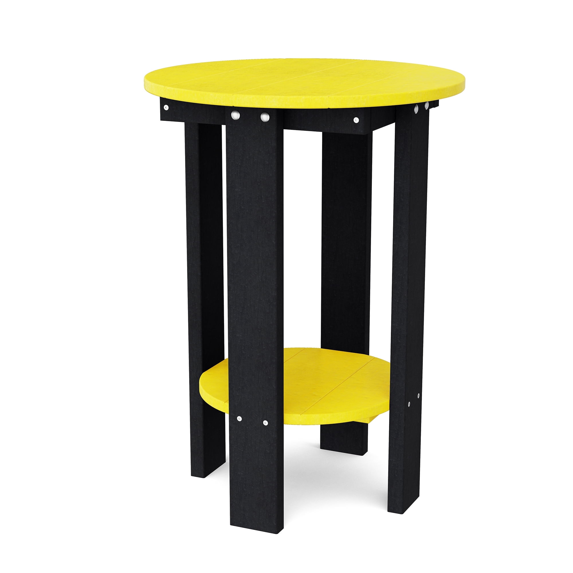 Wildridge Heritage Balcony Table, Lemon Yellow and Black - Outdoor ...