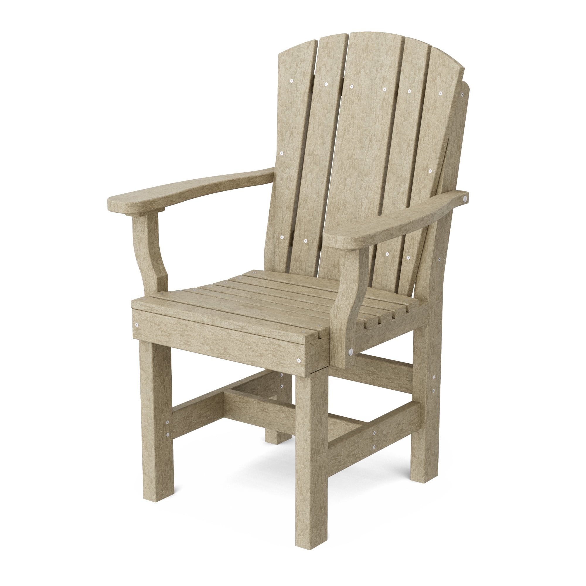 Wildridge Heritage Dining Arm Chair, Weathered Wood - Outdoor Weather ...