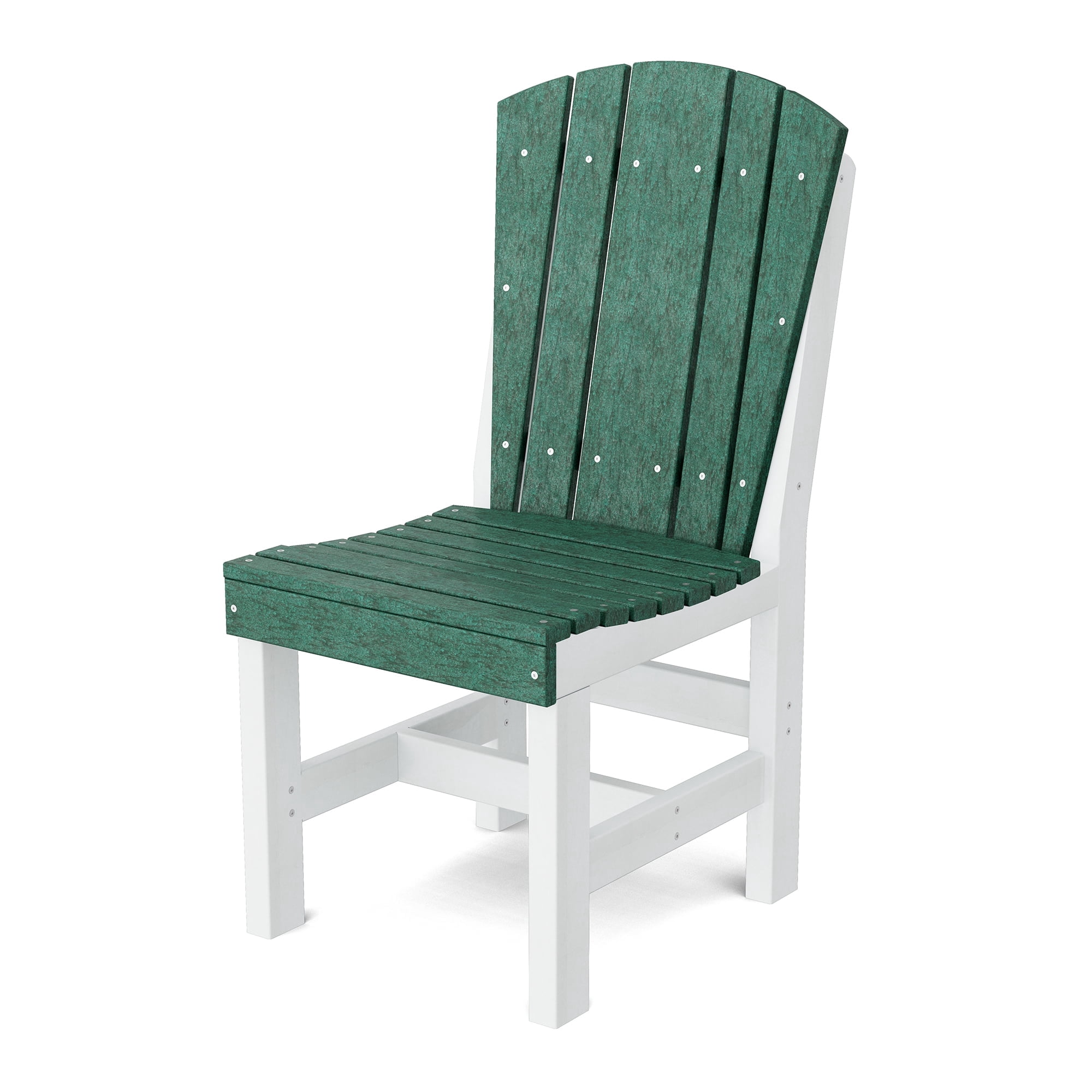 Wildridge Heritage Dining Side Chair, Turf Green and White - Outdoor ...