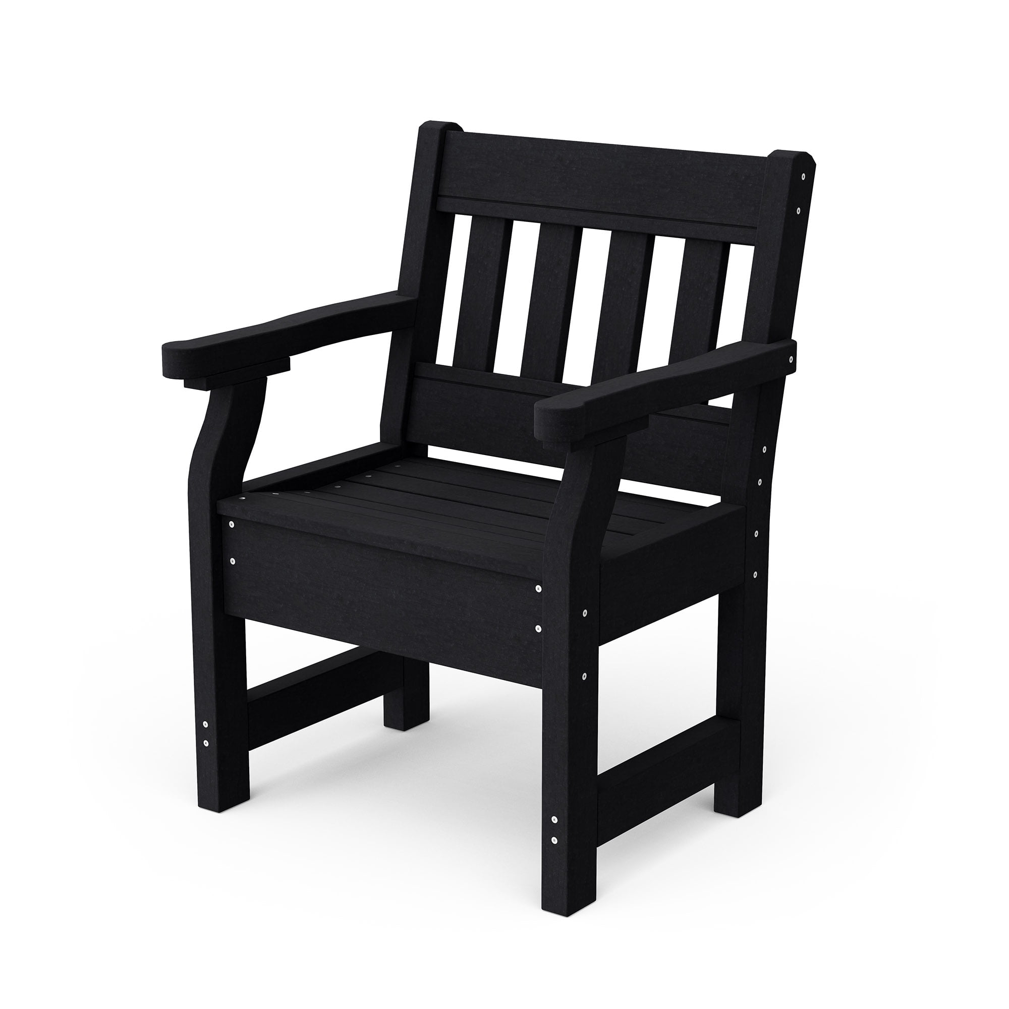 Wildridge Heritage Garden Chair, Black - Outdoor Weather Resistant ...