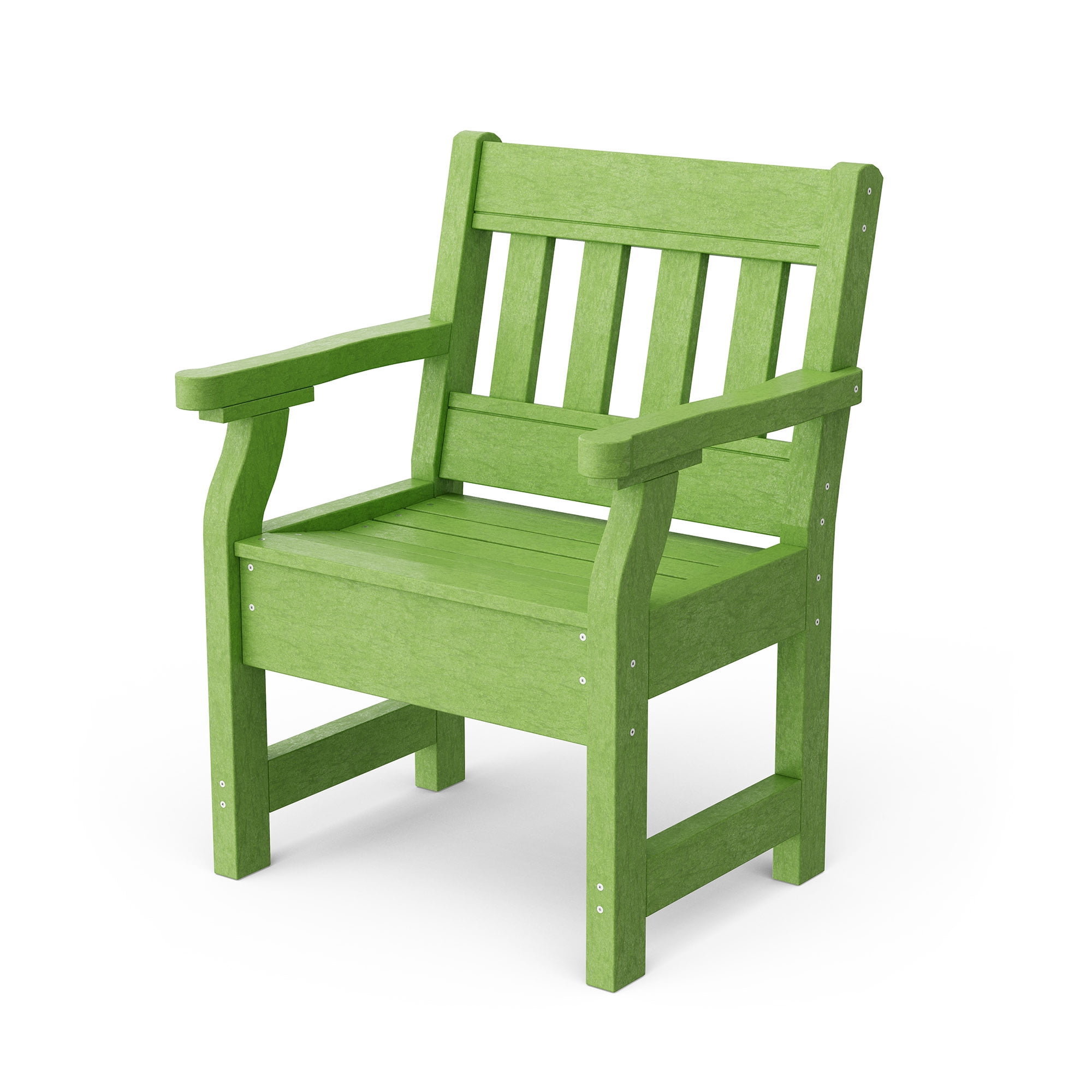 Wildridge Heritage Garden Chair, Lime Green - Outdoor Weather Resistant ...