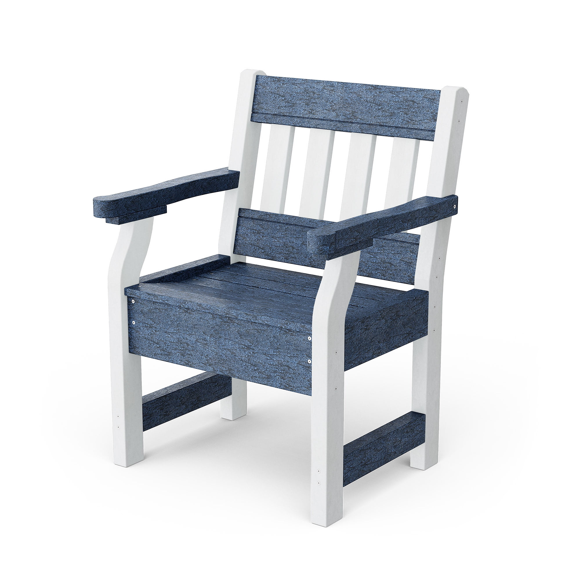 Wildridge Heritage Garden Chair, Patriot Blue and White - Outdoor ...