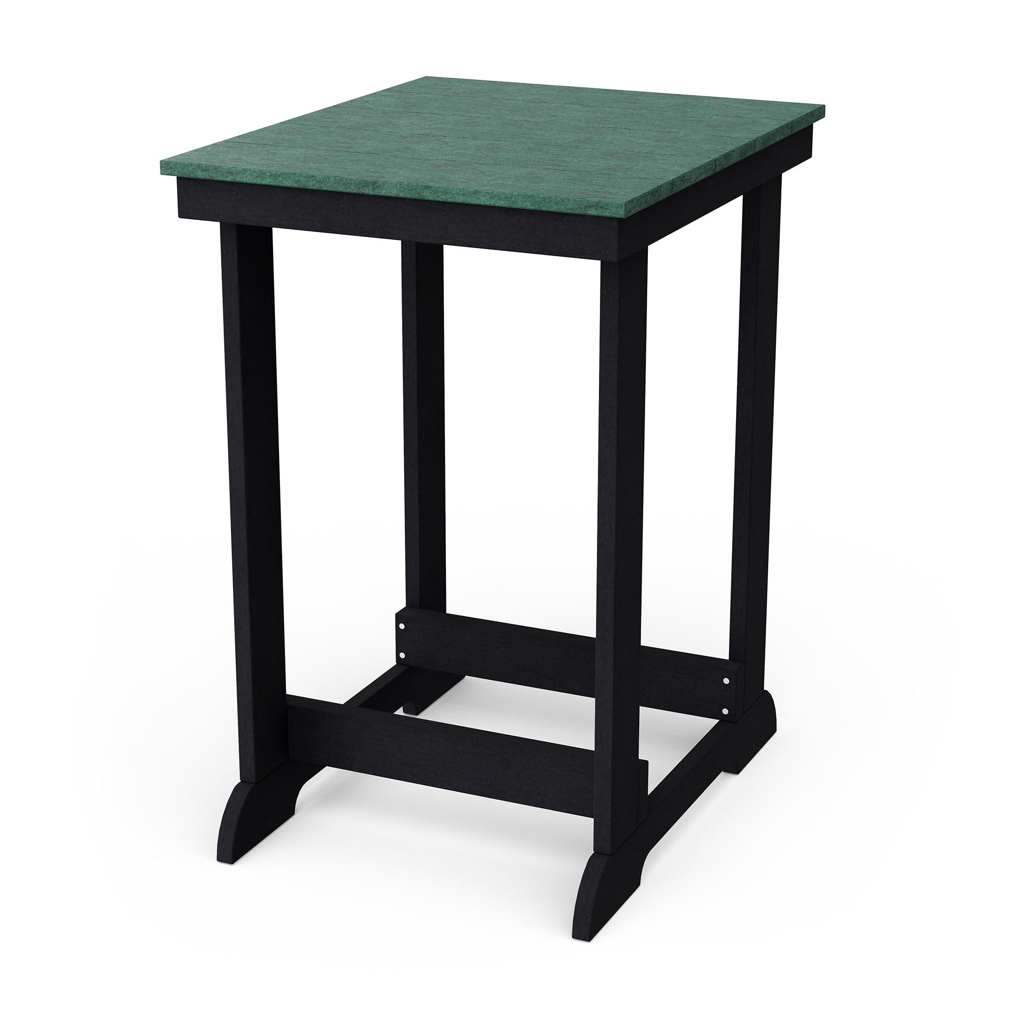 Wildridge Heritage Patio Counter Table, Turf Green and Black - Outdoor ...