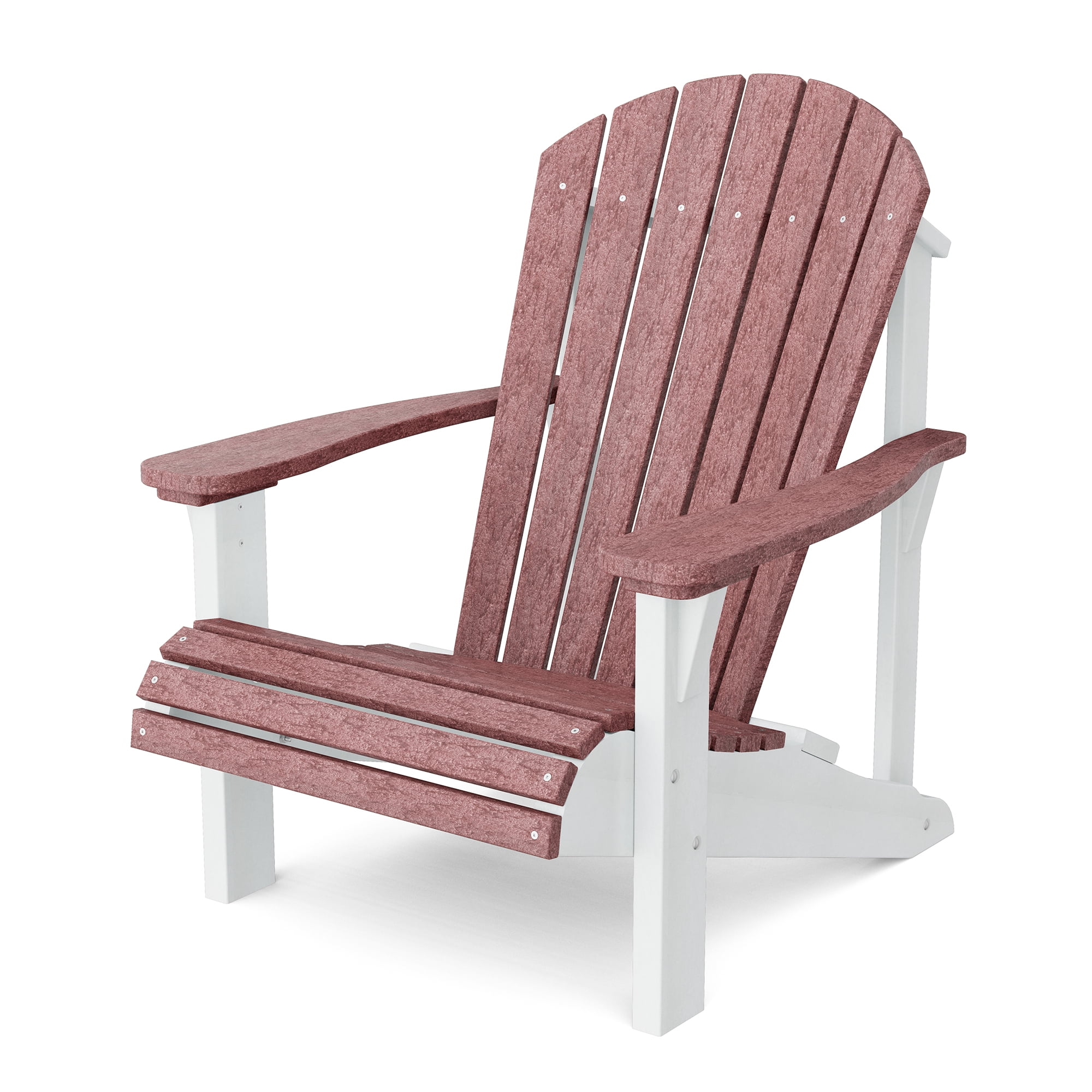 Wildridge Heritage Sunrise Adirondack Chair, Cherrywood and White ...