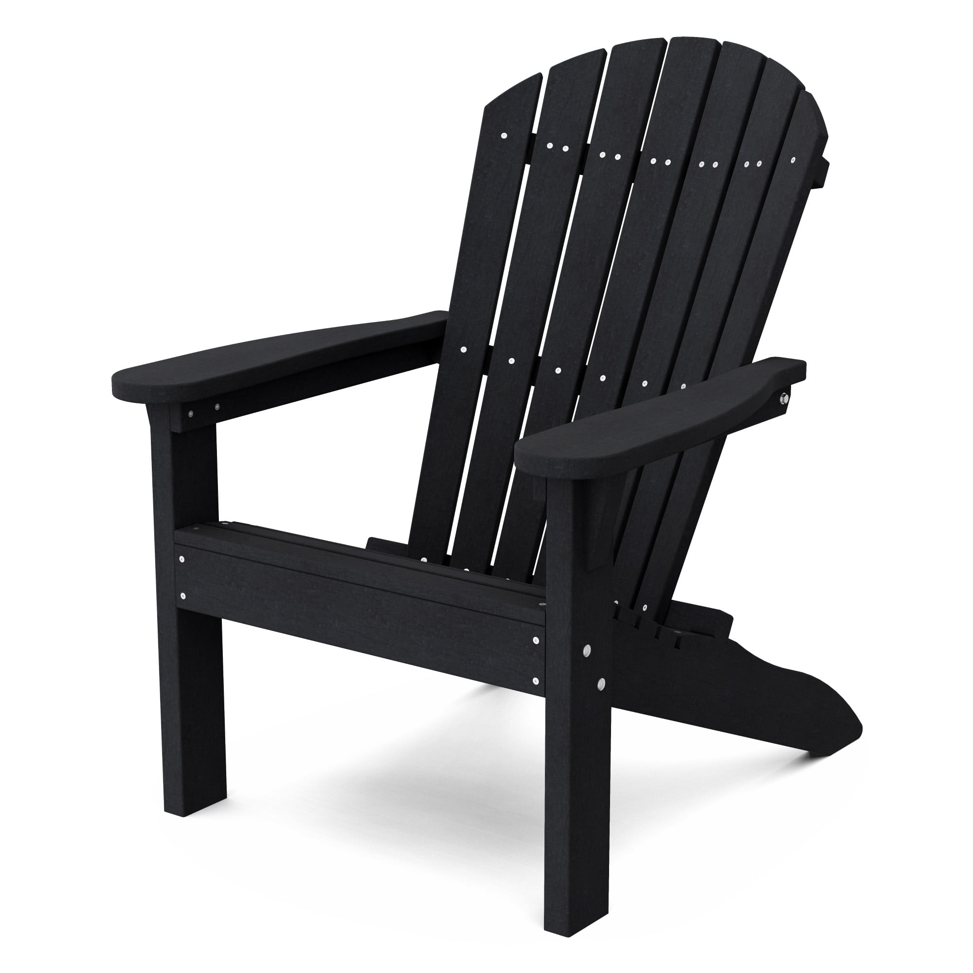 Wildridge Heritage Sunset Adirondack Chair, Black, Outdoor Weather ...