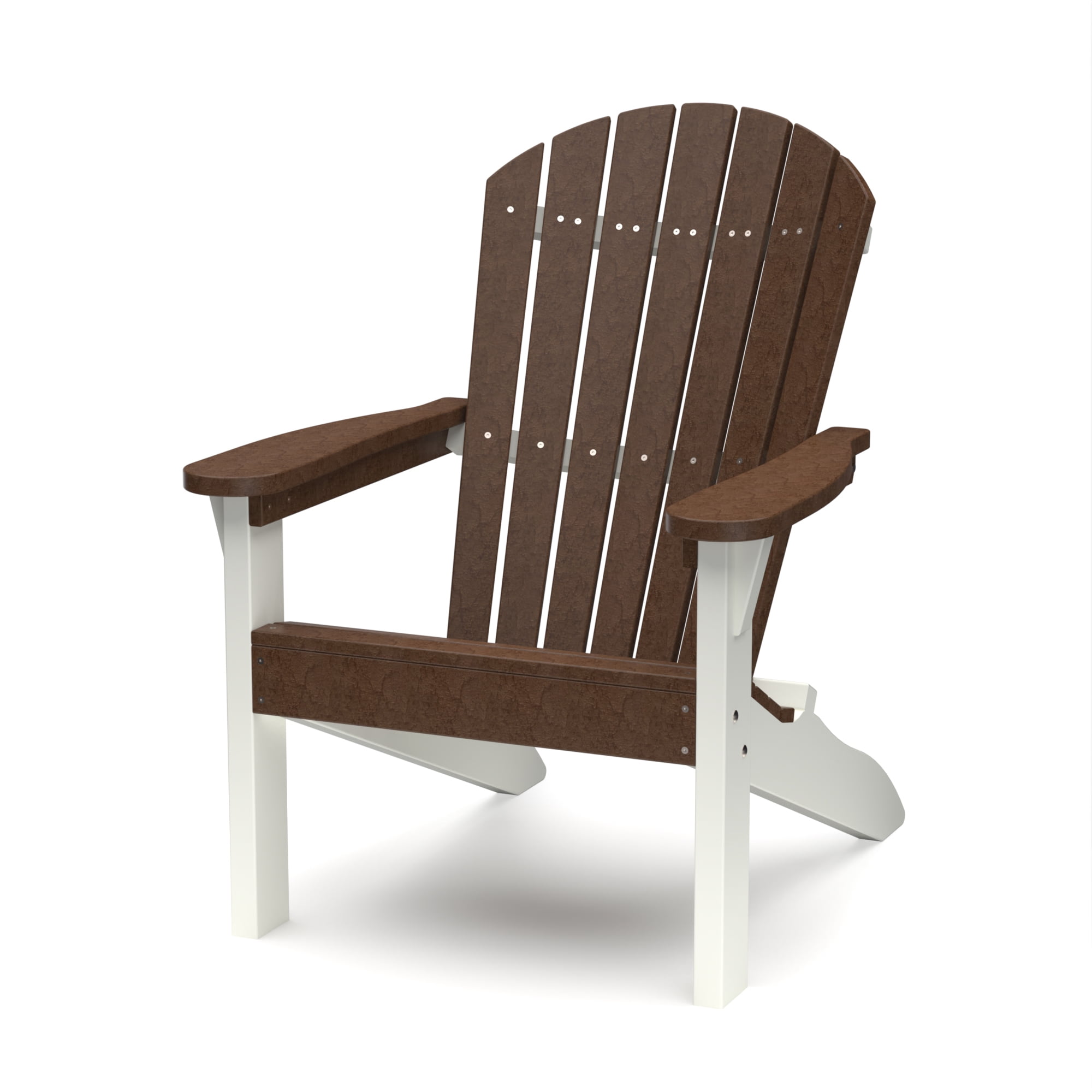 Wildridge Heritage Sunset Adirondack Chair, Tudor Brown and White ...
