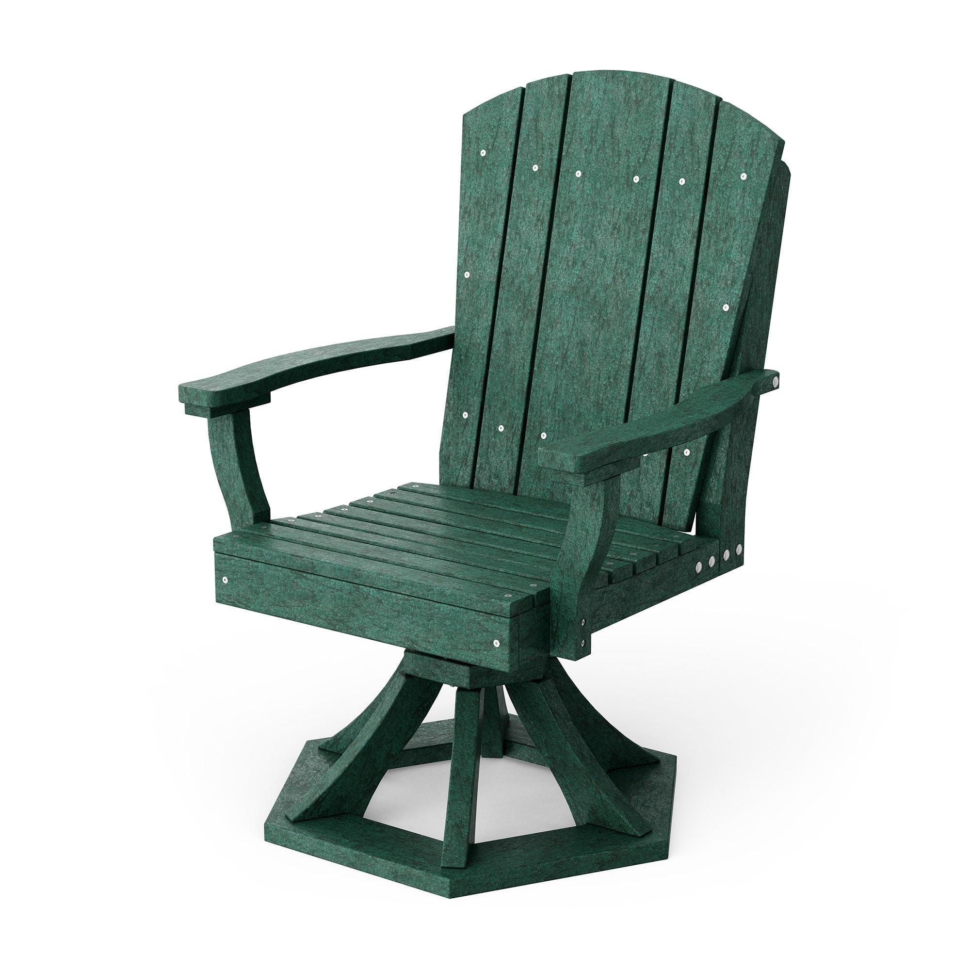 Wildridge Heritage Swivel Dining Arm Chair, Turf Green - Outdoor ...