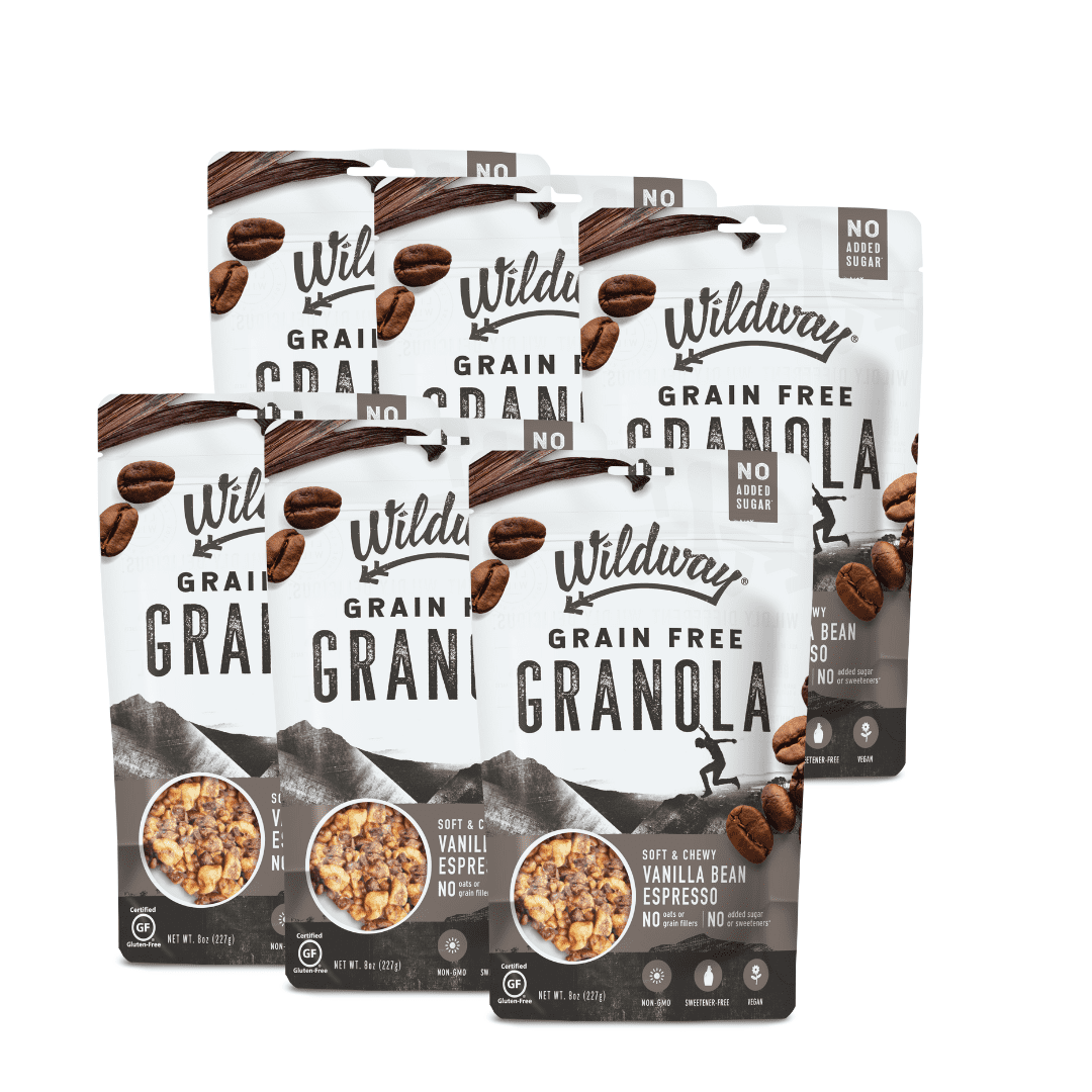 Wildway Vanilla Bean Espresso Grain-Free Granola |8 oz |6 Pack ...