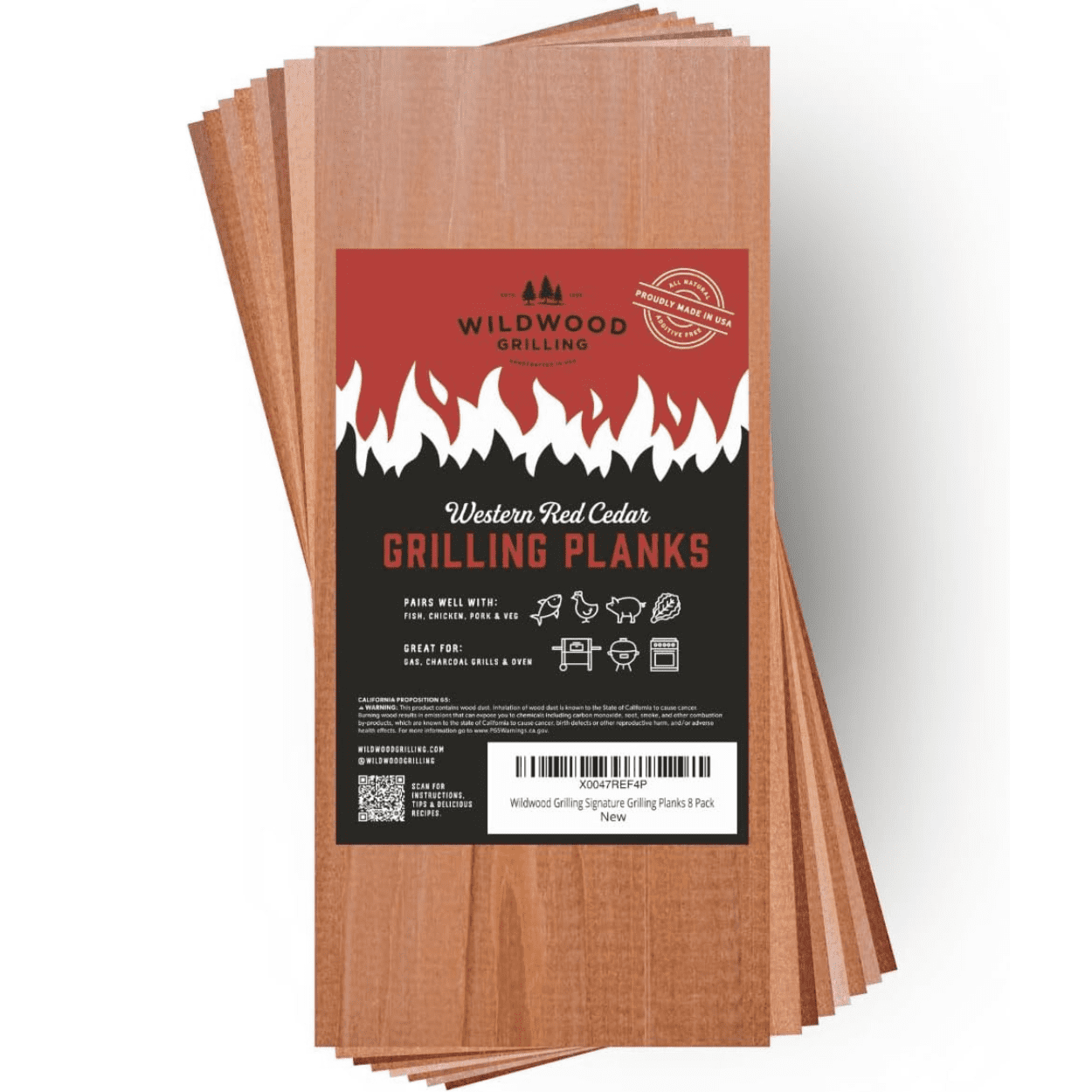 Wildwood Grilling Signature Cedar Grilling Planks - 5x11 (8-Pack ...