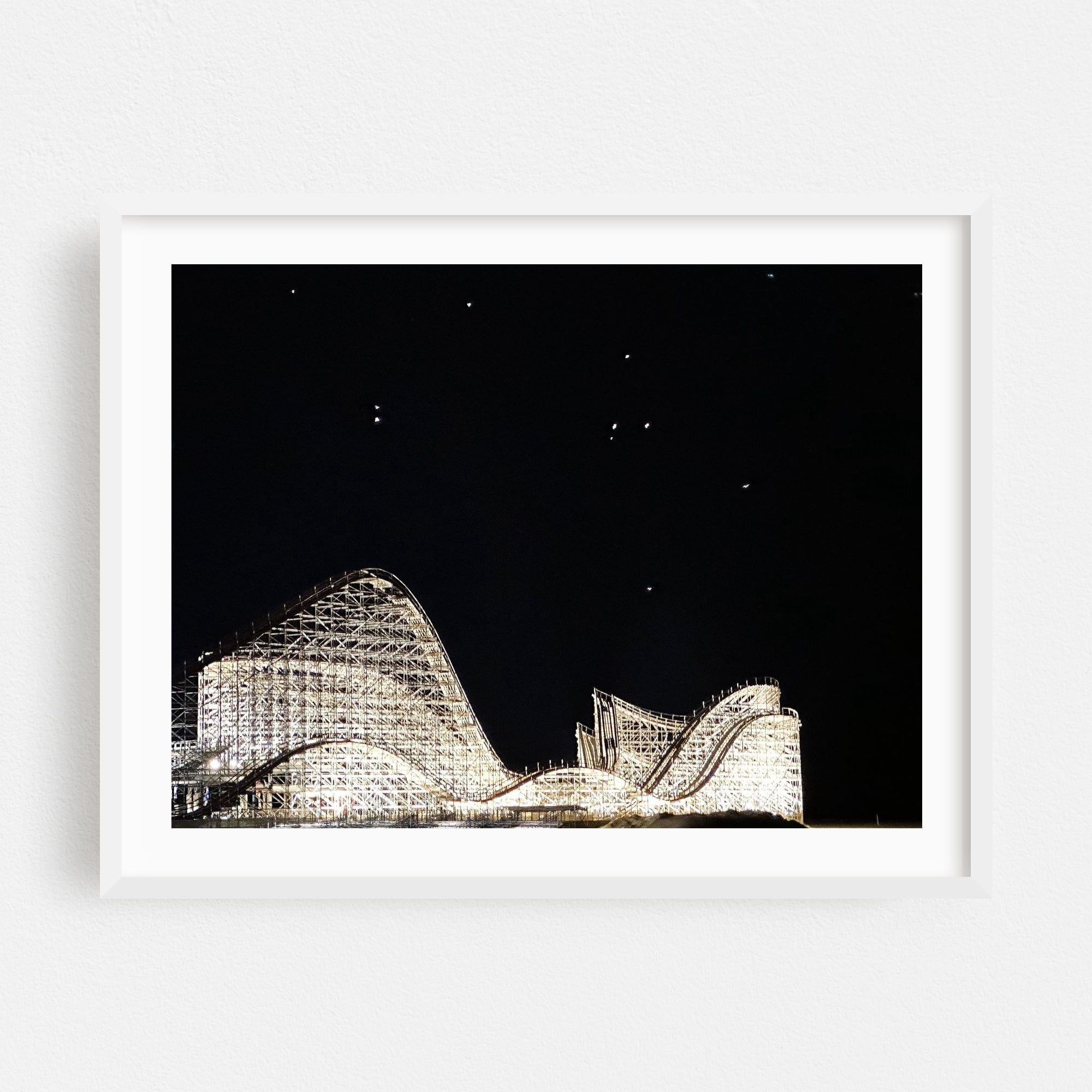 Wildwood Night Coaster - Wildwood New Jersey Photography Night Sky ...