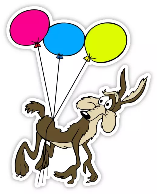 Wile Coyote Cartoon Hero Sticker Decal Laptop Wall Car Phonephone Decal ...