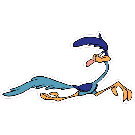 Wile Coyote Road Runner Beep Sticker Window Decal Phone Decal Water ...