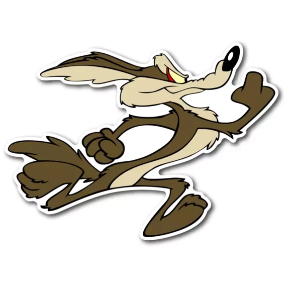 Wile E. Coyote Road Runner Decal Stickerphone Decal Water Bottle ...