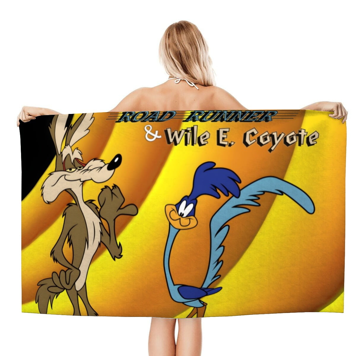 Wile E. Coyote and The Road Runner-theme Gifts Quick-dry Beach Towel for Women Girl Birthday ...