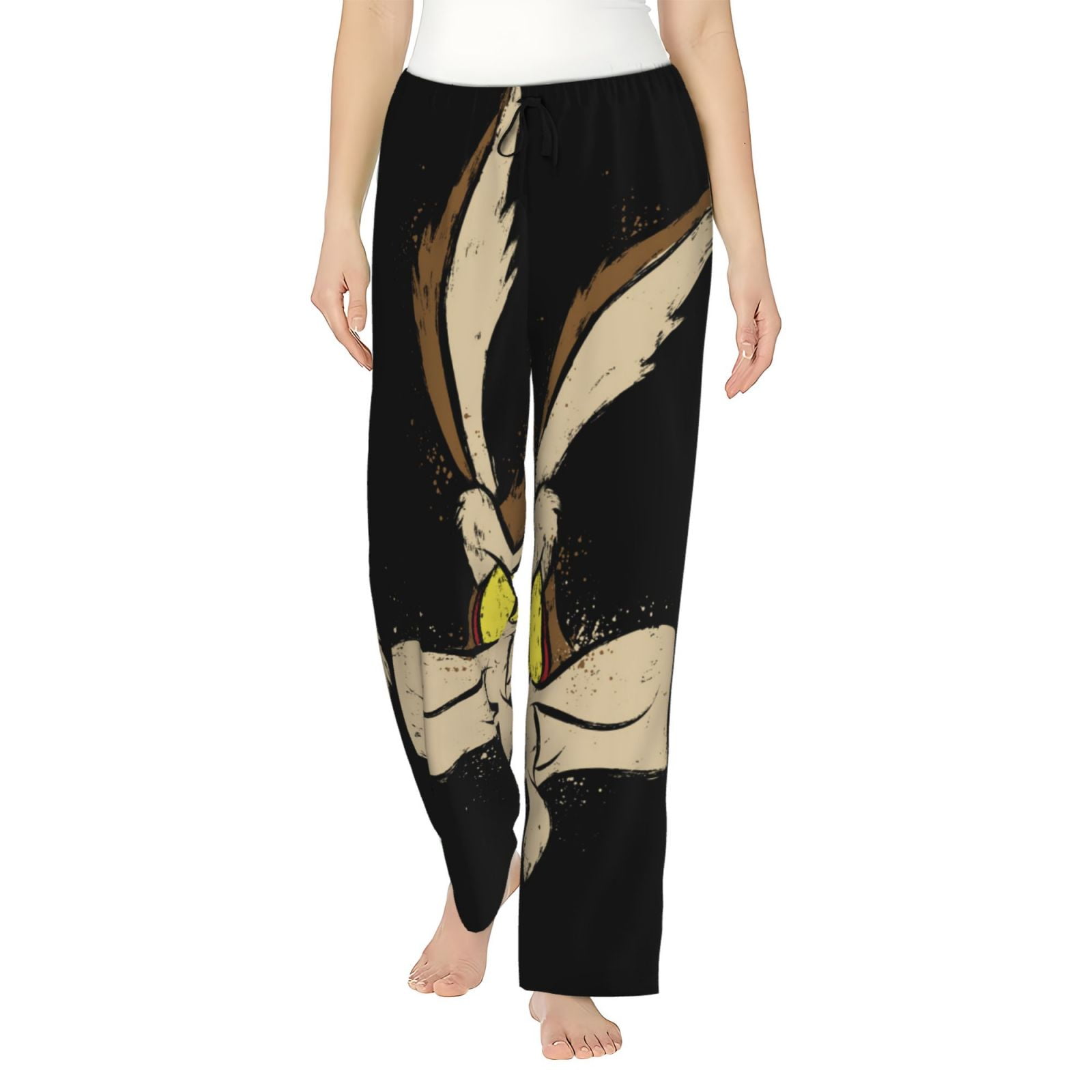 Wile E Coyote Unisex Home Pajamas, Stylish Casual Full Print Drawstring ...