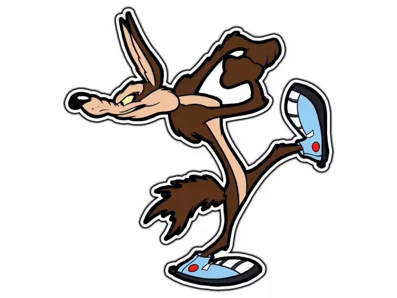 Wile E Coyote Waterproof Sticker Phone Decal Water Bottle Stickers Car ...