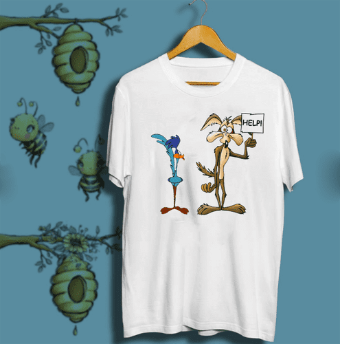 Wile E Coyote and Road Runner Shirt Retro First Appearance Cartoon ...