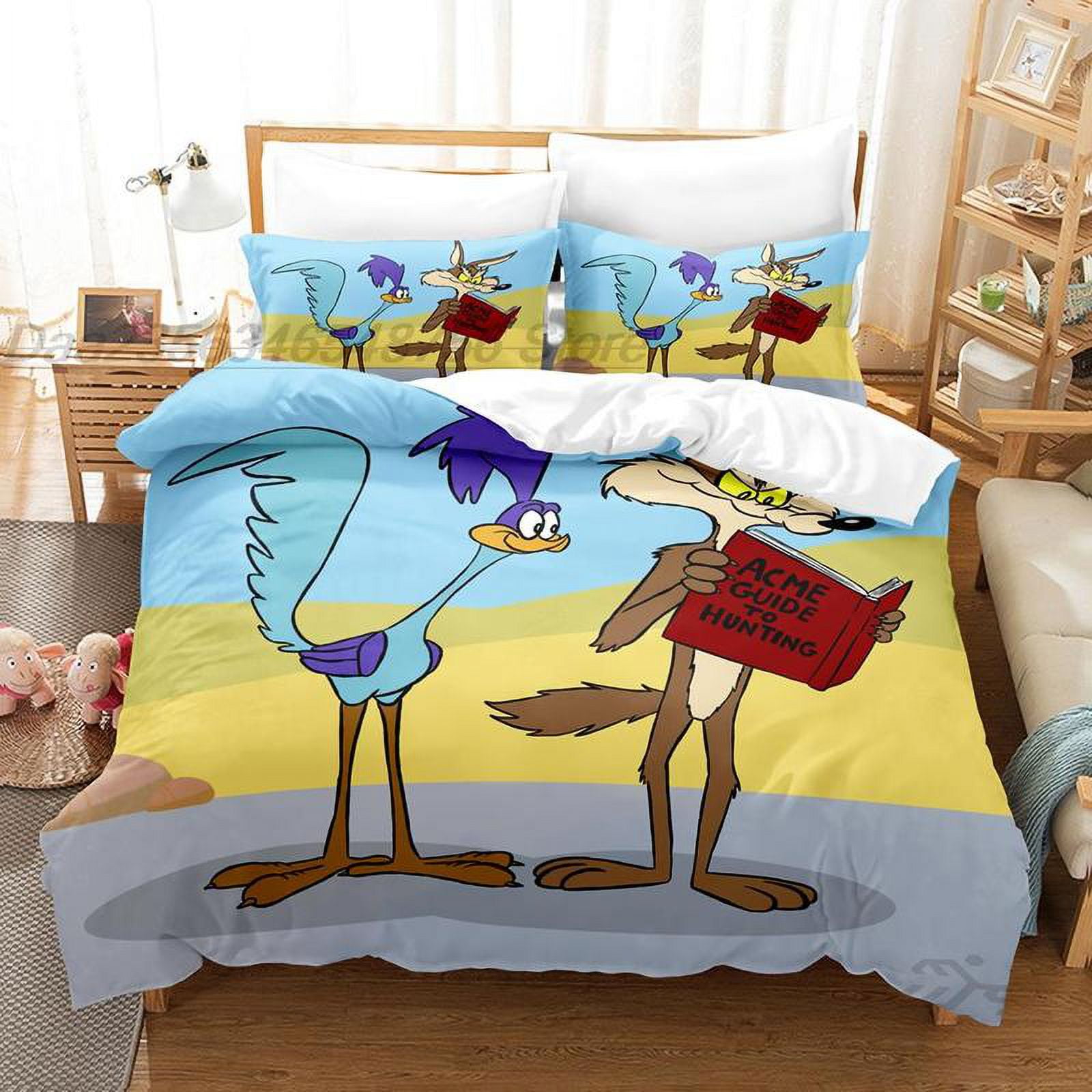 Wile E. Coyote and the Road Runne Bedding Set Single Twin Full Queen ...