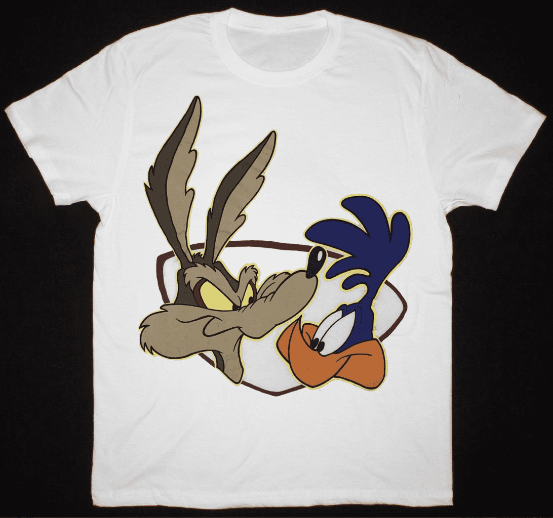 Wile E Coyote and the Road Runner Hug Shirt White Unisex Size S-5XL ...