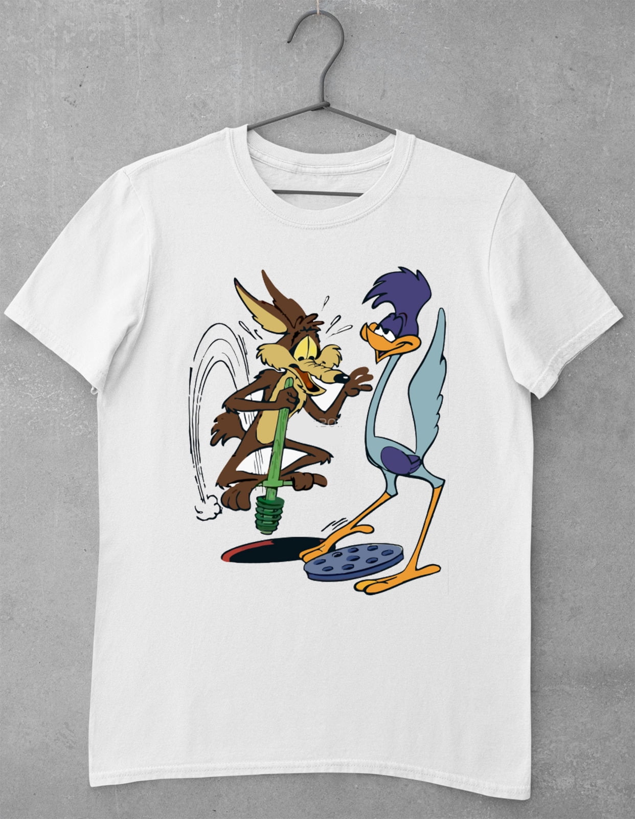Wile E Coyote and the Road Runner Movie T Shirt Short Sleeve Size S To ...