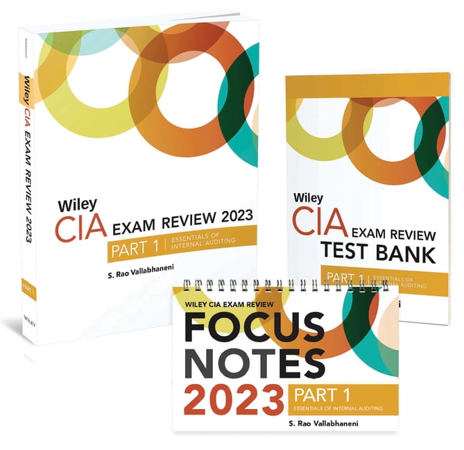 Wiley CIA 2023 Part 1: Exam Review + Test Bank + Focus Notes - Walmart.com