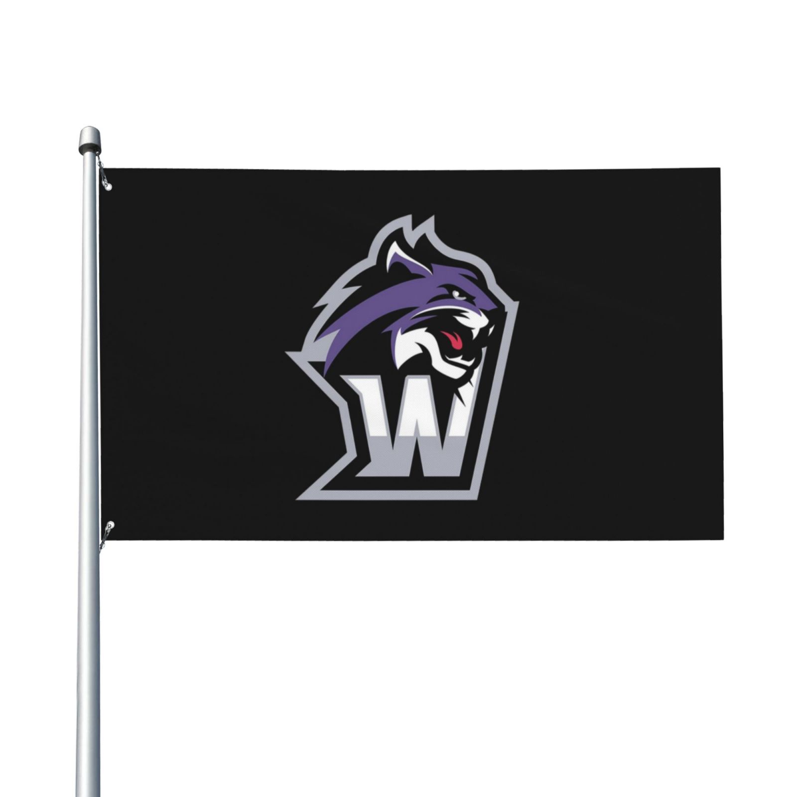 Wiley College Logo Flag 3x5 Outdoor ,Sewn Stripes, Stronger Brass ...