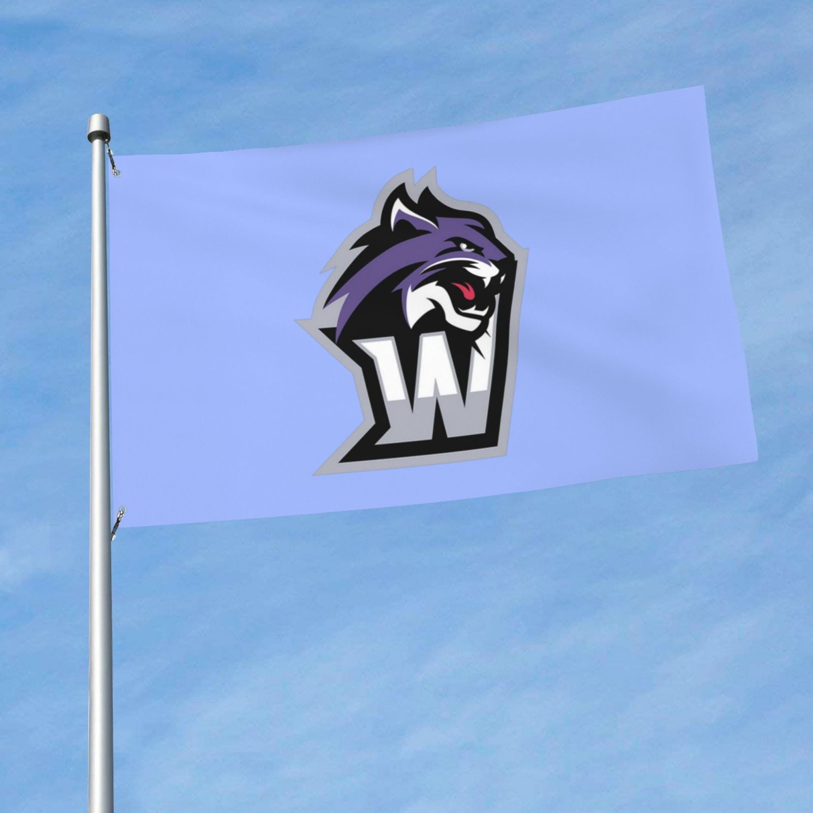 Wiley College Logo Flag 3x5 Outdoor ,Sewn Stripes, Stronger Brass ...