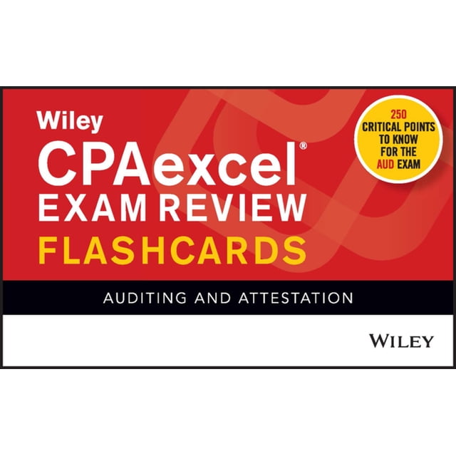 Wiley Cpaexcel Exam Review 2021 Flashcards: Auditing and Attestation ...
