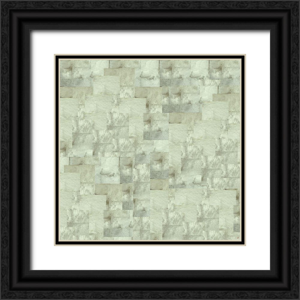 Wiley, Marta 12x12 Black Ornate Wood Framed with Double Matting Museum ...