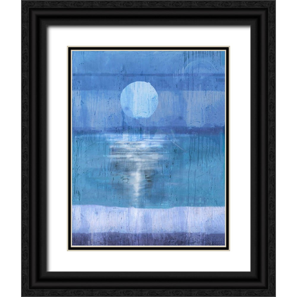 Wiley, Marta 12x14 Black Ornate Wood Framed with Double Matting Museum ...