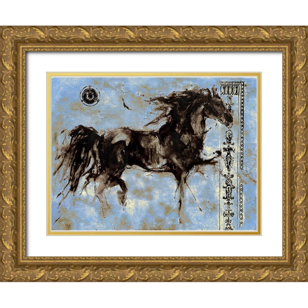 Wiley, Marta 14x11 Gold Ornate Wood Framed with Double Matting Museum ...