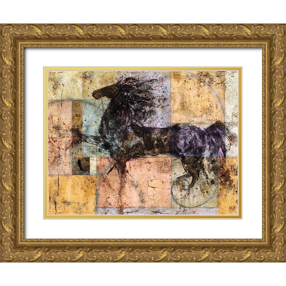 Wiley, Marta 14x12 Gold Ornate Wood Framed with Double Matting Museum ...