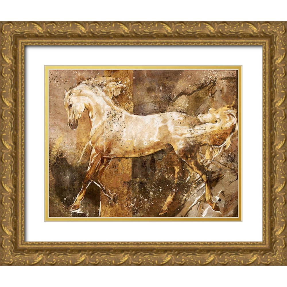 Wiley, Marta 18x15 Gold Ornate Wood Framed with Double Matting Museum ...