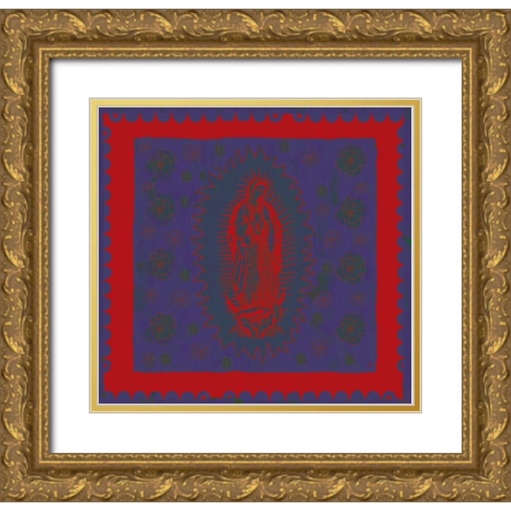 Wiley, Marta 27x26 Gold Ornate Wood Framed with Double Matting Museum ...