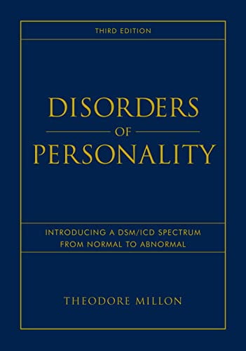 Pre-Owned Disorders of Personality: Introducing a DSM / ICD Spectrum ...