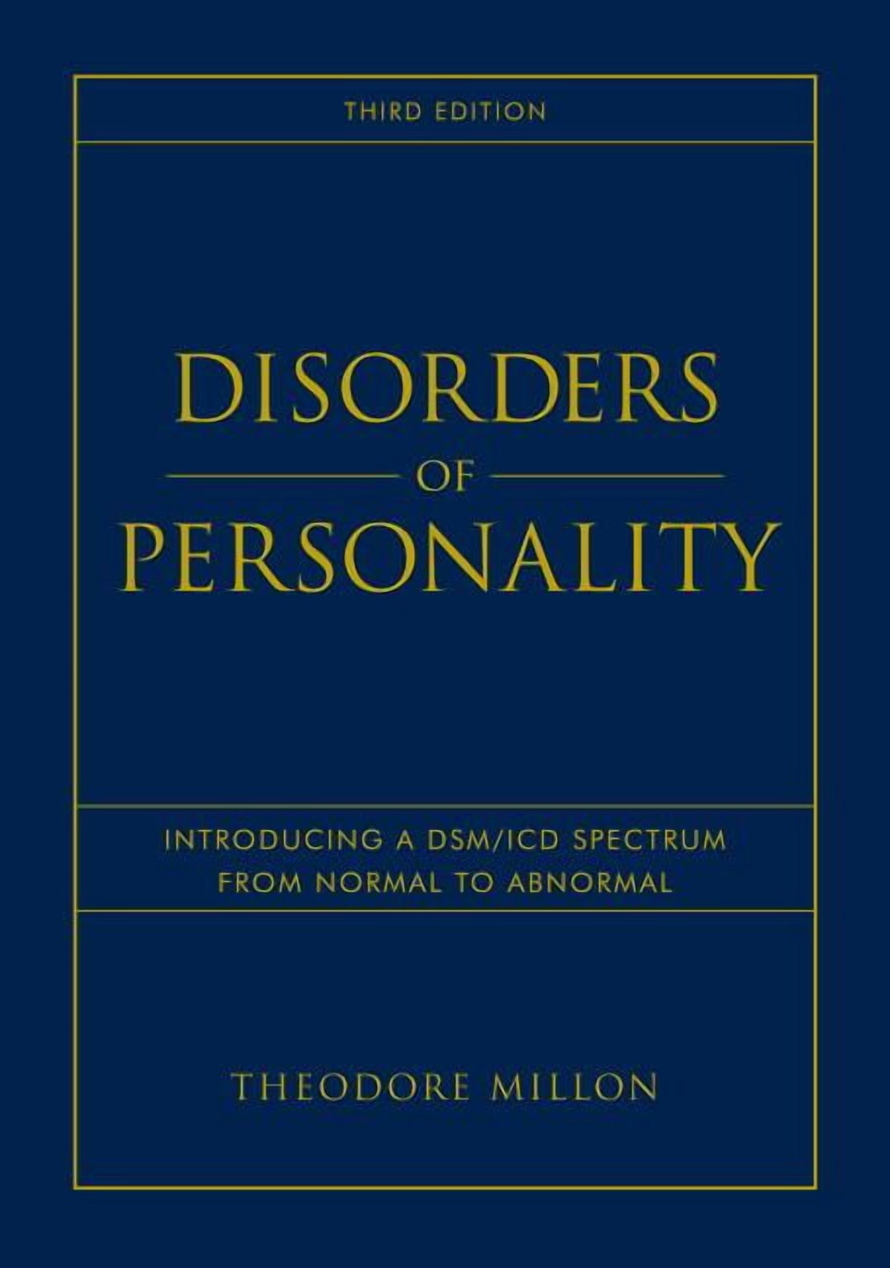 Wiley Personality Processes Disorders of Personality: Introducing a Dsm ...