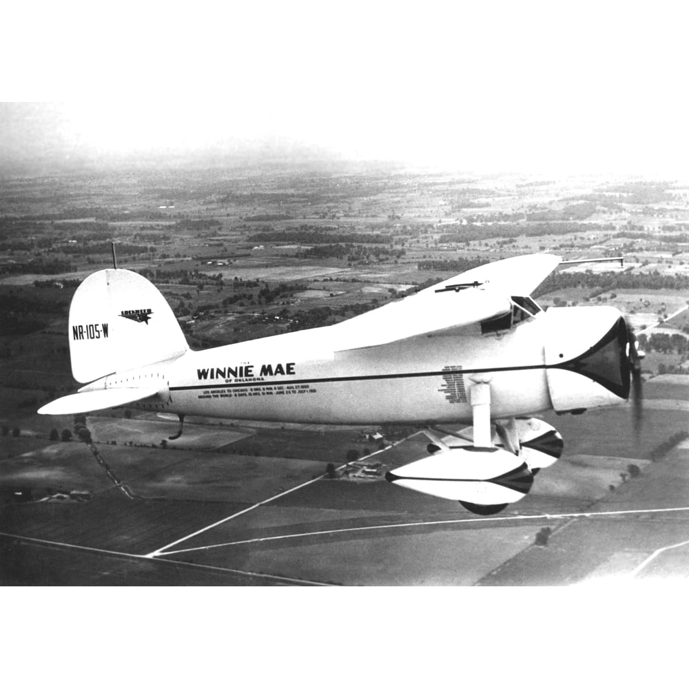 Wiley Post'S Plane Winnie Mae Overhauled For His Solo Round The World ...