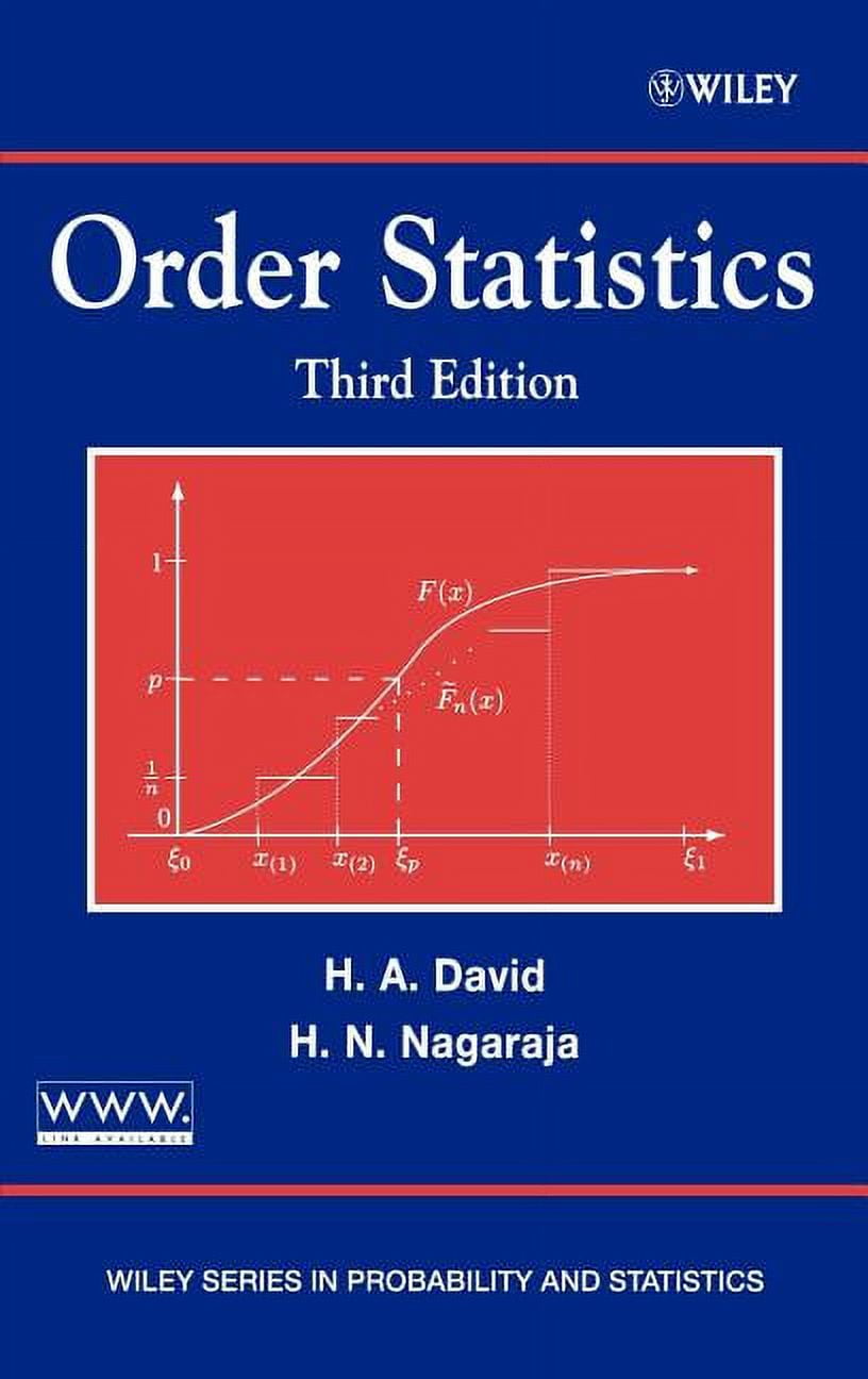 Wiley Probability and Statistics Order Statistics, Book 326, (Hardcover ...