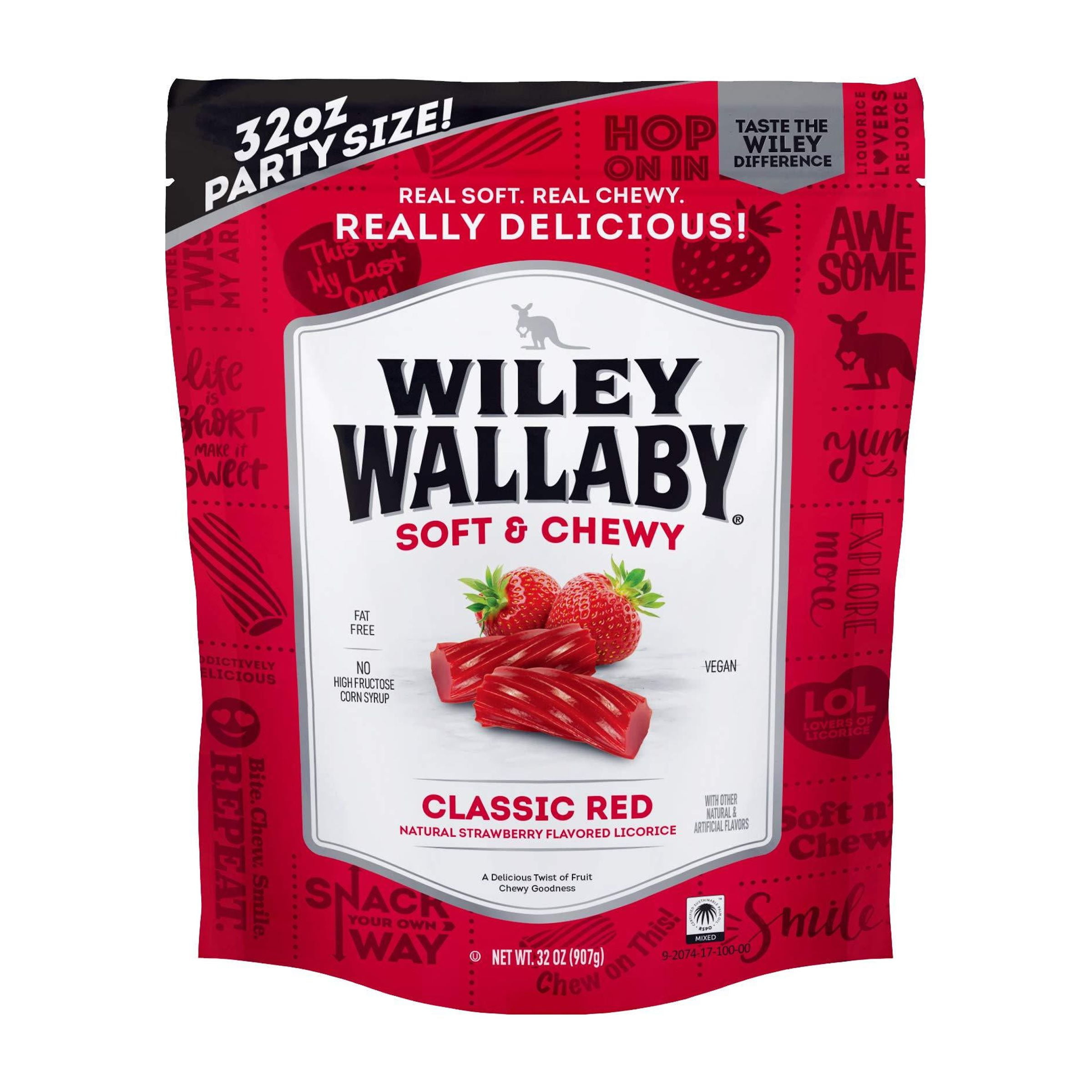 Wiley Wallaby Licorice in Gummy & Chewy Candy - Walmart.com