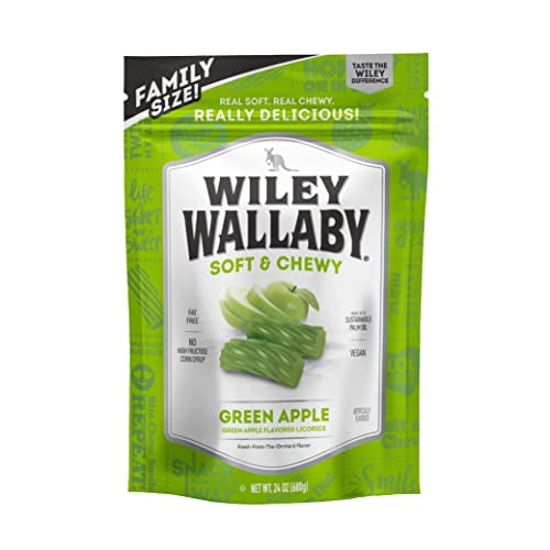 Wiley Wallaby Licorice 24 Ounce Classic Gourmet Soft & Chewy Australian ...