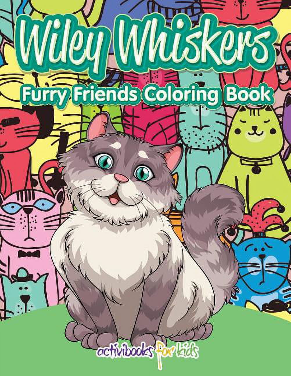 Wiley Whiskers, Furry Friends Coloring Book, (Paperback) - Walmart.com