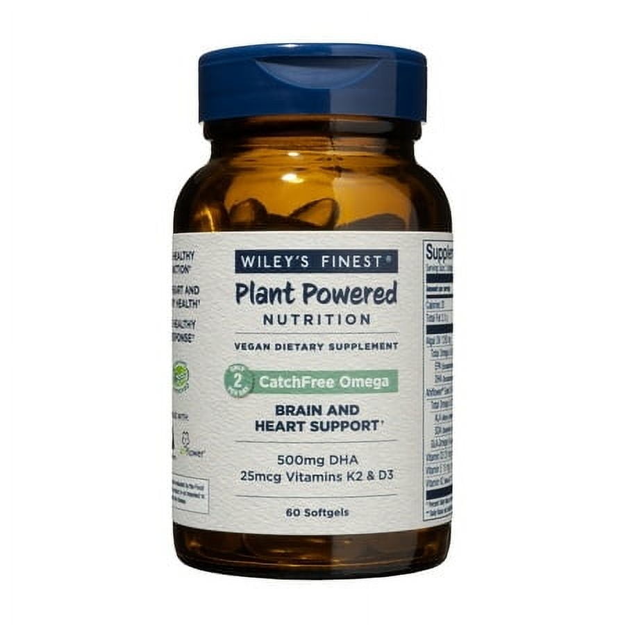 Wiley’s Finest CatchFree Omega - Vegan, Non-GMO Fish Oil Alternative ...