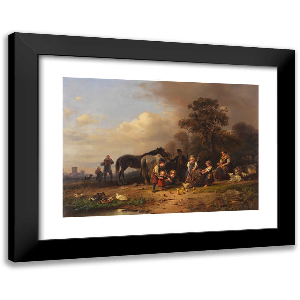 Wilhelm Alexander Meyerheim 24x18 Black Modern Framed Museum Art Print ...